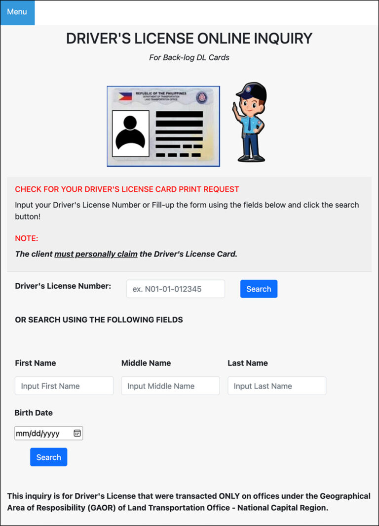 LTO-NCR will now let you check if your backlogged driver’s license is ...