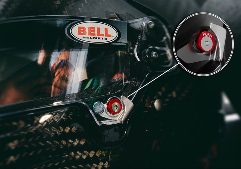 Bell Racing debuts helmet with SmartLock visor-locking system | VISOR