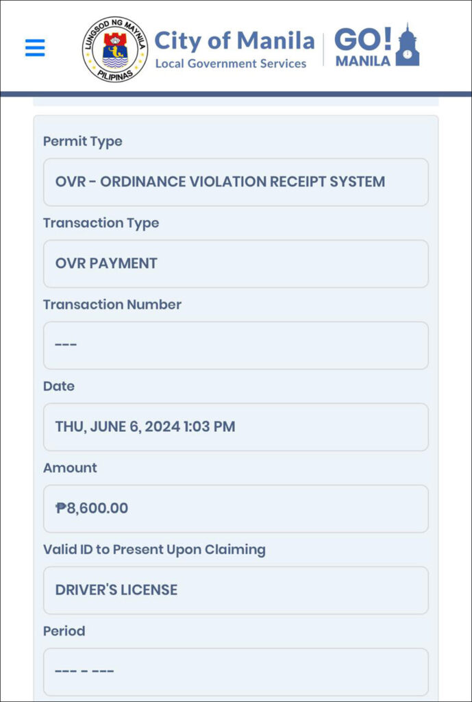 Readers sent us guide on how to contest huge Go Manila penalties | VISOR