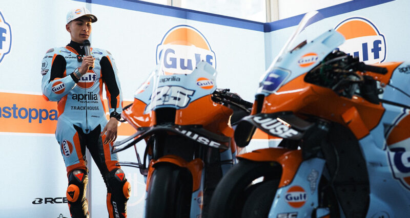 Gulf Oil x Trackhouse MotoGP: Historic livery unveiled | VISOR