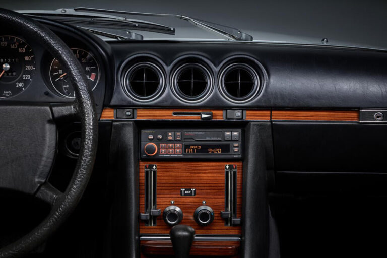 This Pioneer head unit is a perfect fit for your classic steed | VISOR