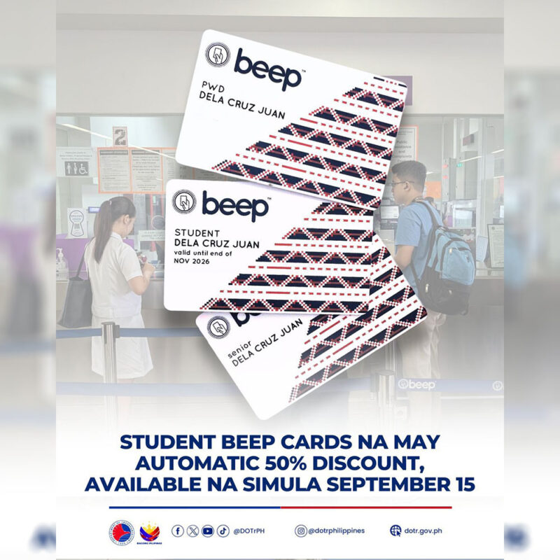 DOTr and AF Payments launch special Beep cards for students | VISOR