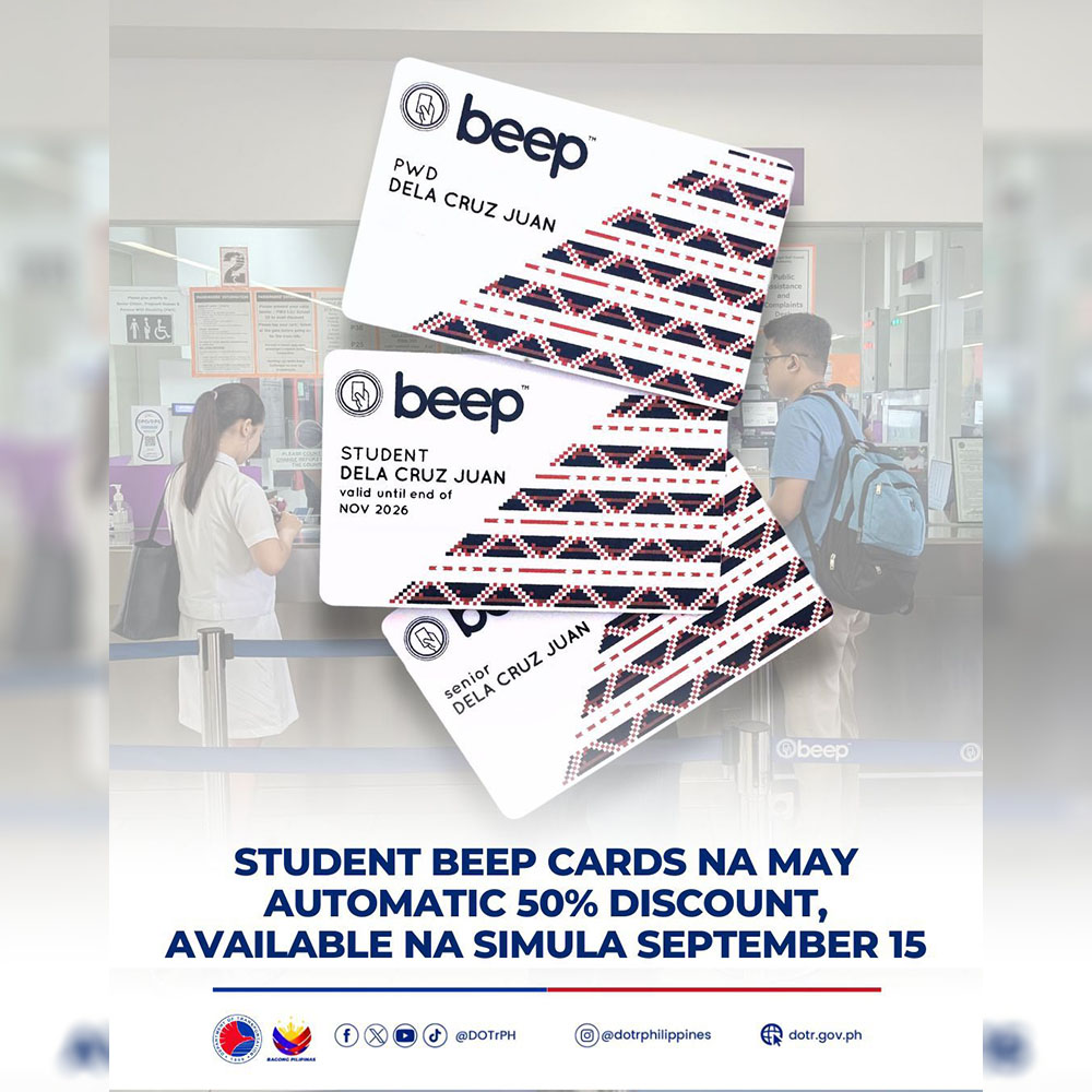 DOTr and AF Payments launch special Beep cards for students | VISOR